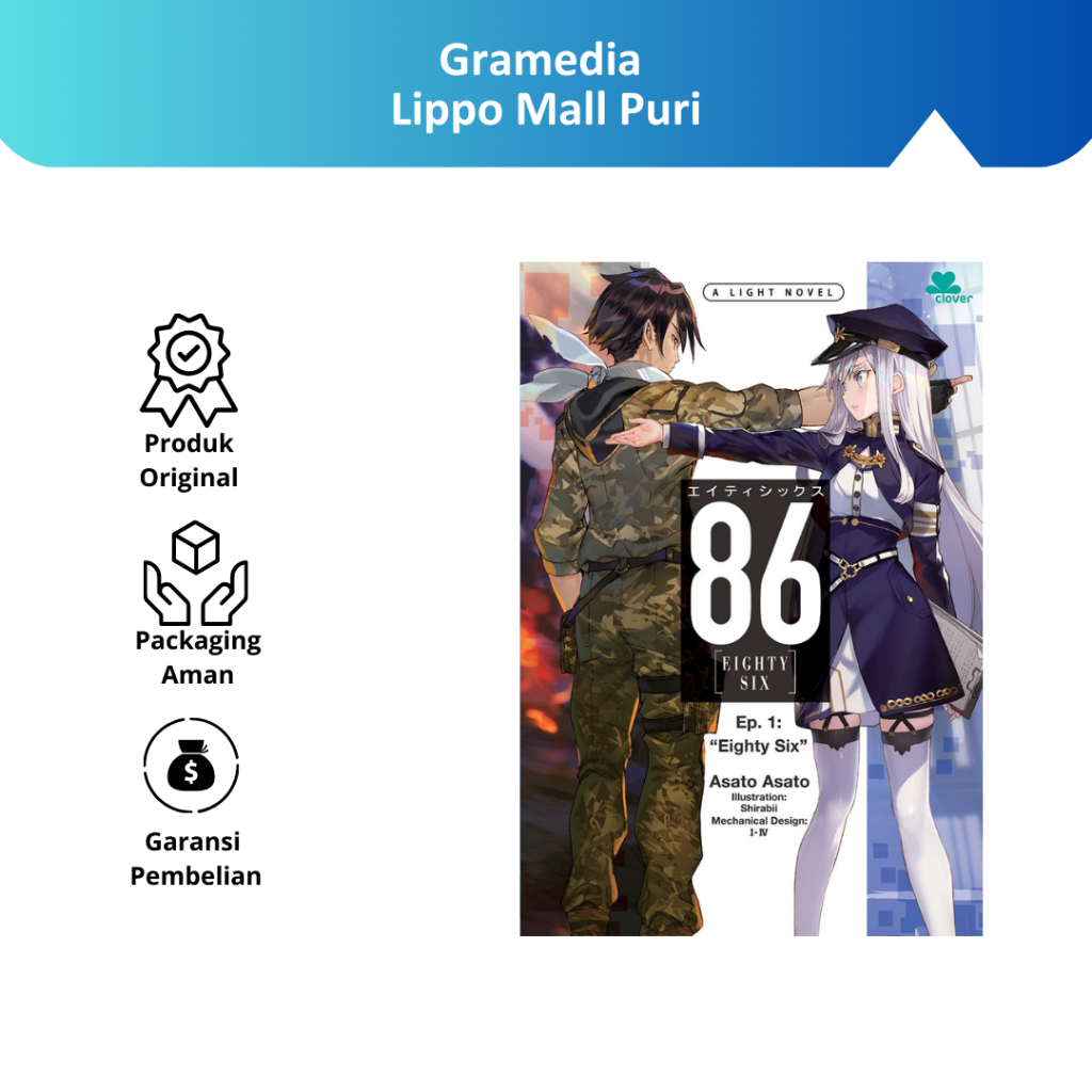 Jual Gramedia Lippo Mall Puri - Eighty Six Ep. 1: Eighty Six | Shopee ...