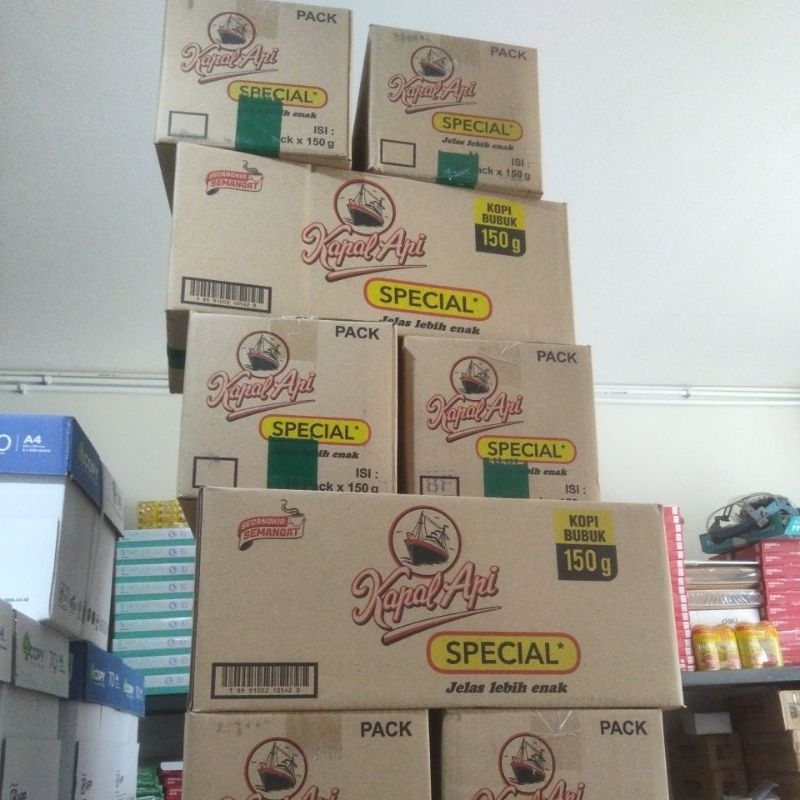 Jual kopi kapal api 150 gr spesial per dus | Shopee Indonesia