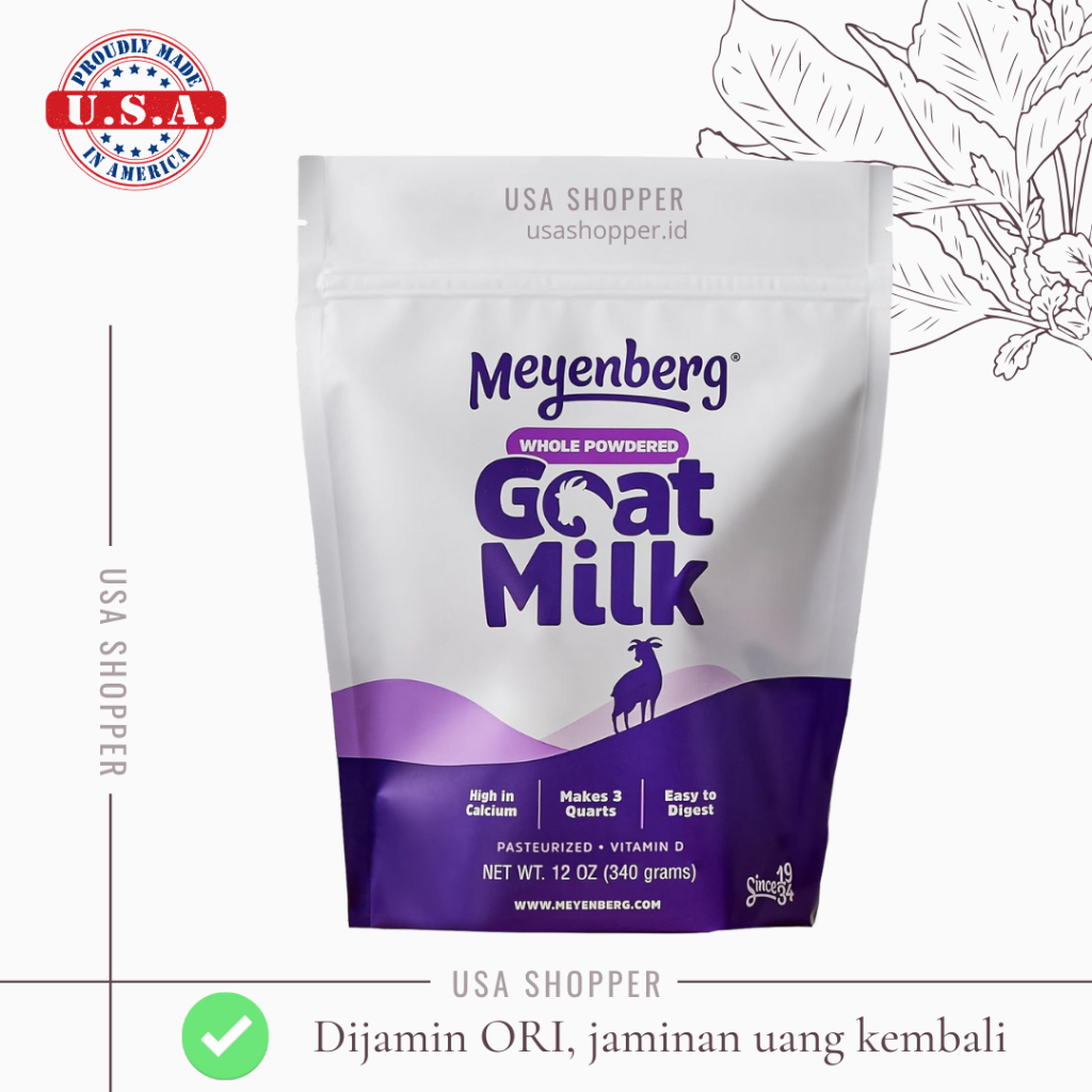 Jual [ORI USA] Meyenberg Goat Milk Pasteurized Vitamin D Susu Kambing ...