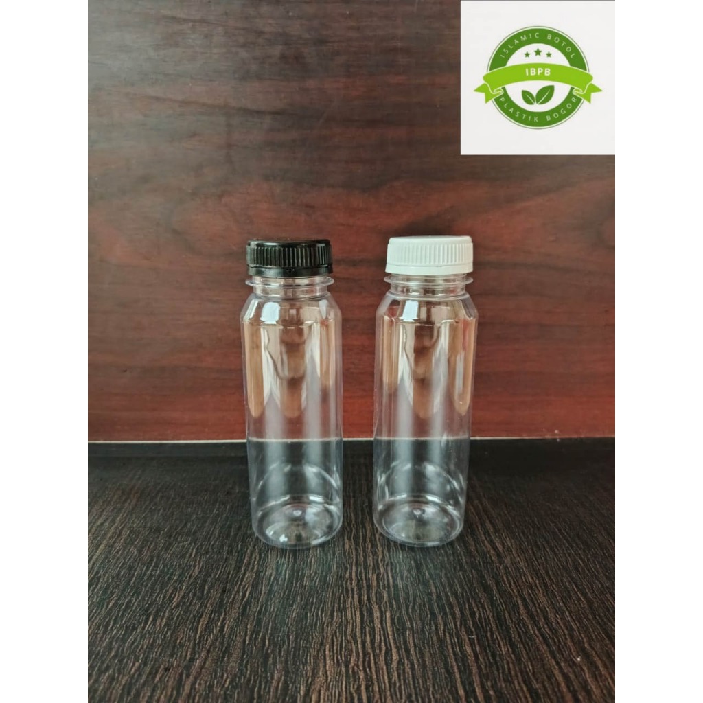 Jual Botol Kale Tebal 250 ml / Botol Plastik Tebal 250 Clear Tutup ...