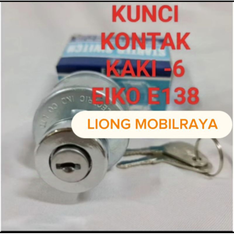 Jual KUNCI KONTAK UNIVERSAL K-6 EIKO E138 MOBIL DAN MESIN DIESEL DAN BENSIN | Shopee Indonesia