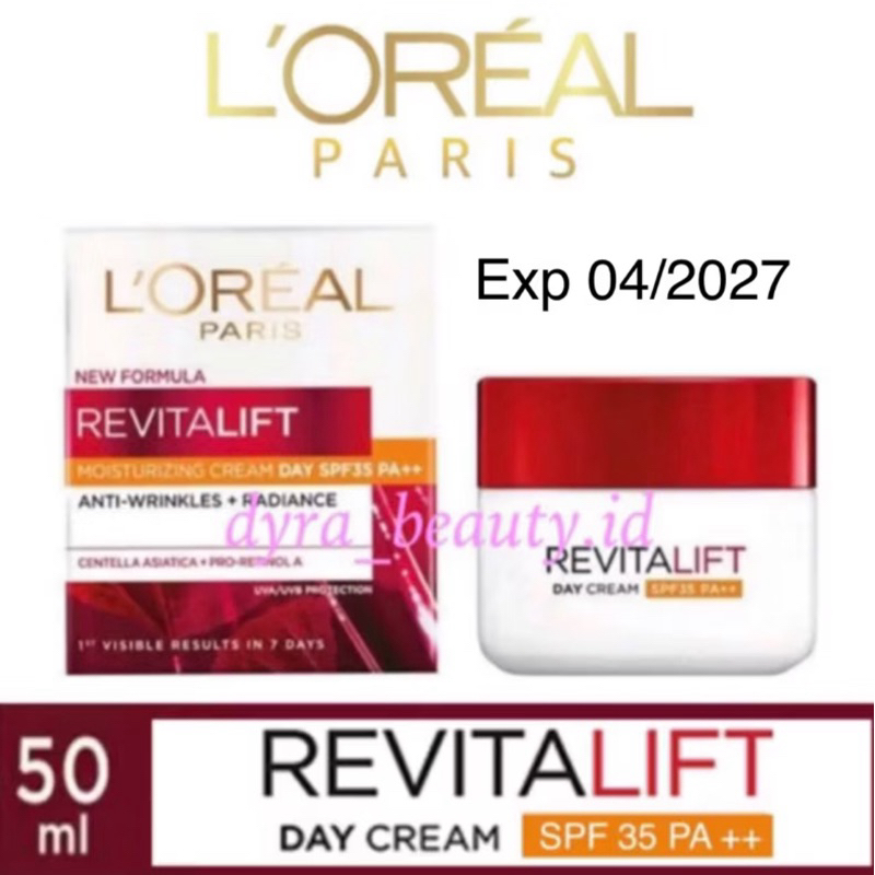 Jual L'Oreal Paris Loreal Revitalift Day Cream SPF 35 PA+++ 50 ml ...