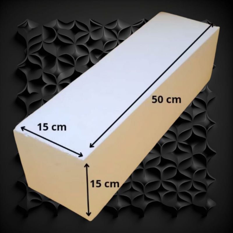 Jual Styrofoam balok ukuran 15x15x50 (PXLXT) tiang balok gabus | Shopee ...