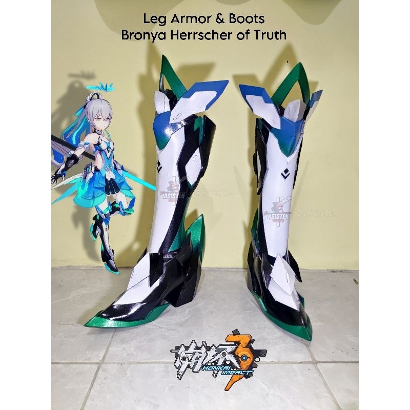 Jual Boots Armor Sepatu Leg Cosplay Bronya Herrscher Of Truth dari Game ...