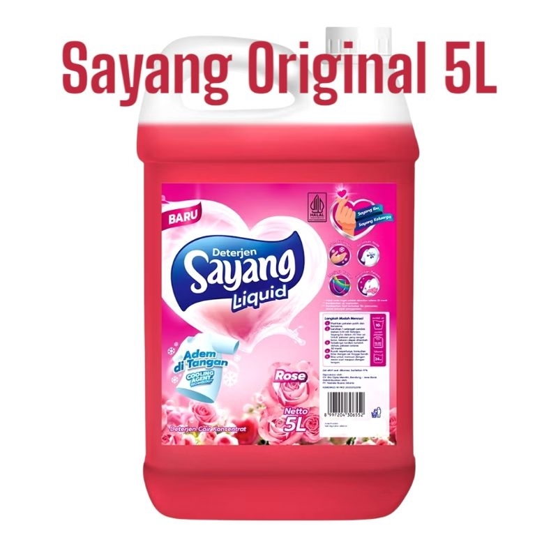 Jual Sabun Sayang Detergent liquid 5L | Shopee Indonesia