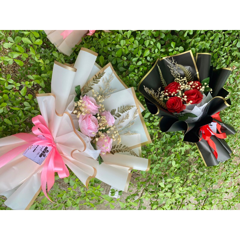 Jual buket bunga mix babybreat kecil/ buket bunga/ buket bunga/ buket ...