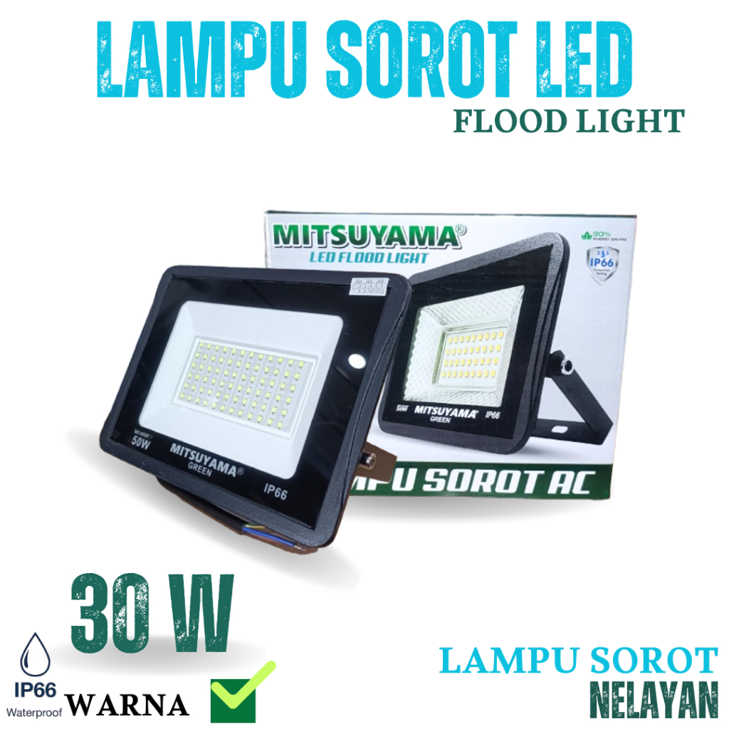 Jual LAMPU SOROT NELAYAN HIJAU 30 WATT LAMPU SOROT IKAN 30 WATT LAMPU ...