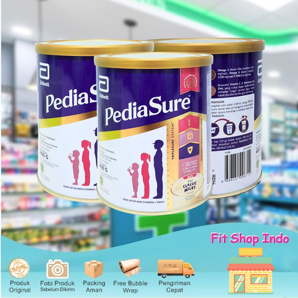 Jual PediaSure Classic Milky 400gr - Susu Pertumbuhan Anak ( 1 - 10 tahun ) | Shopee Indonesia