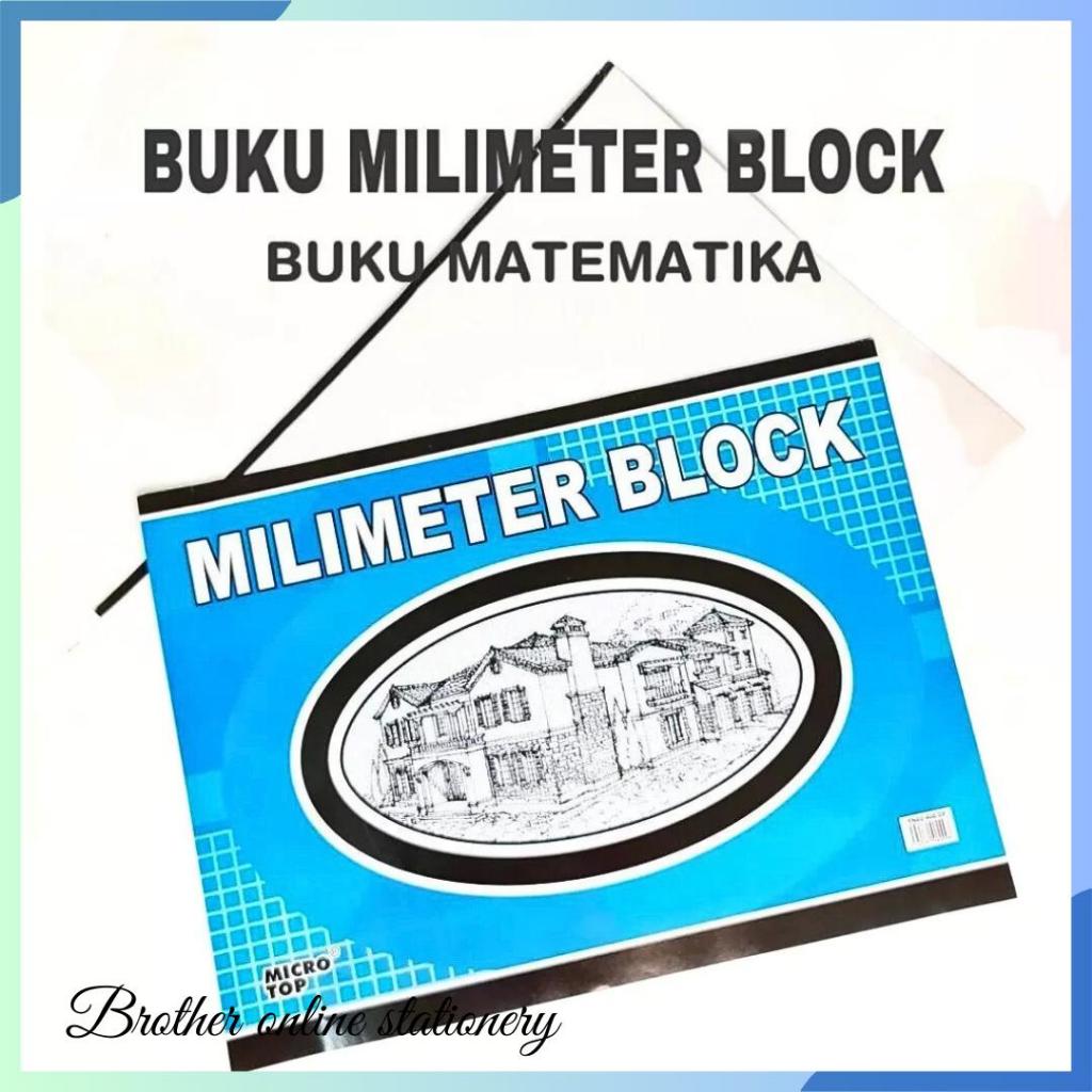 Jual BOS Buku Milimeter Blok Folio/Milimeter Block/Buku Kotak Kotak ...