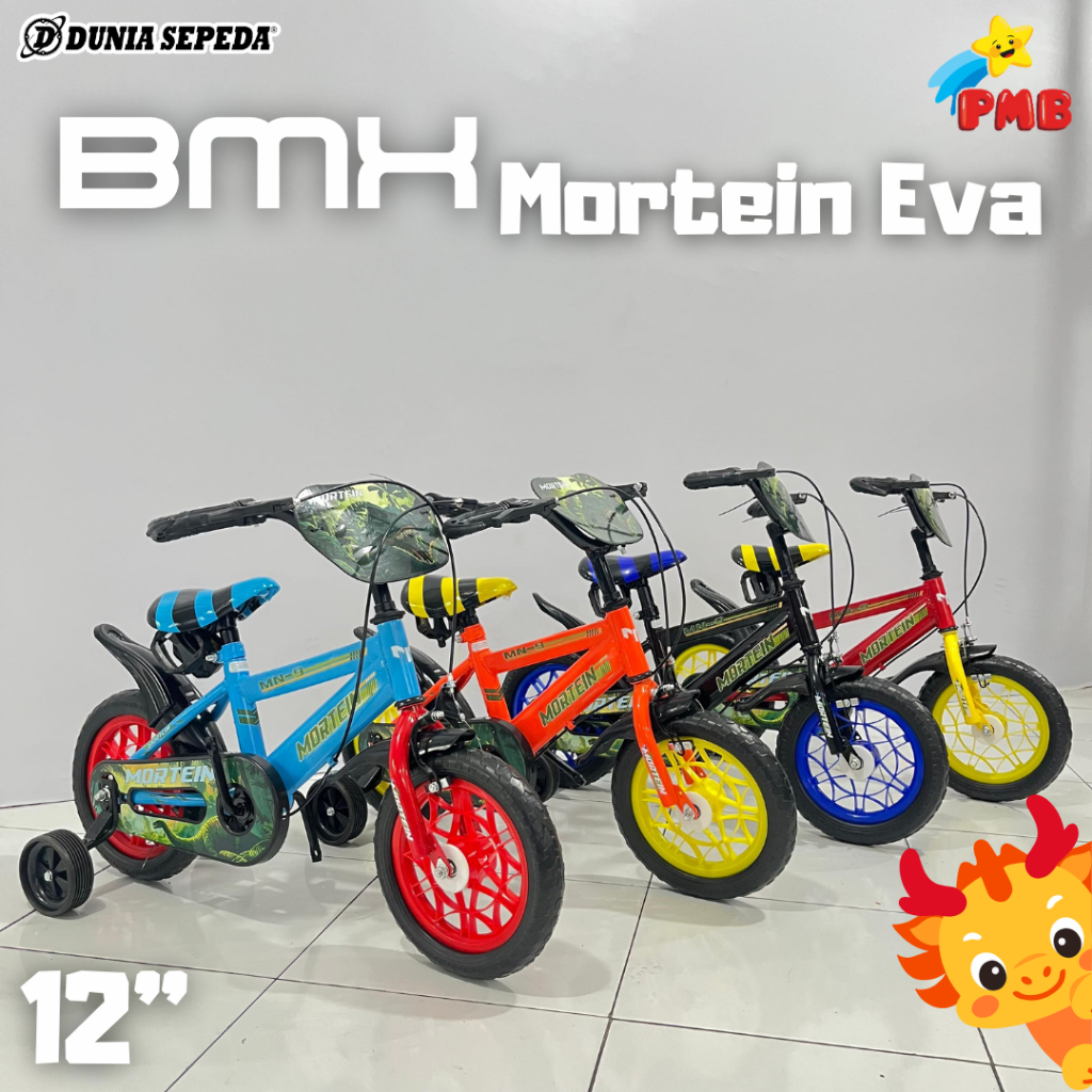 Jual SEPEDA BMX 12 PMB MORTEIN BAN EVA | Shopee Indonesia