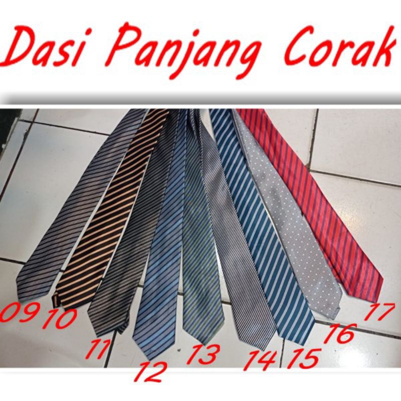 Jual Dasi Panjang Pria Corak Aneka Warna Model instan praktis murah dan ...