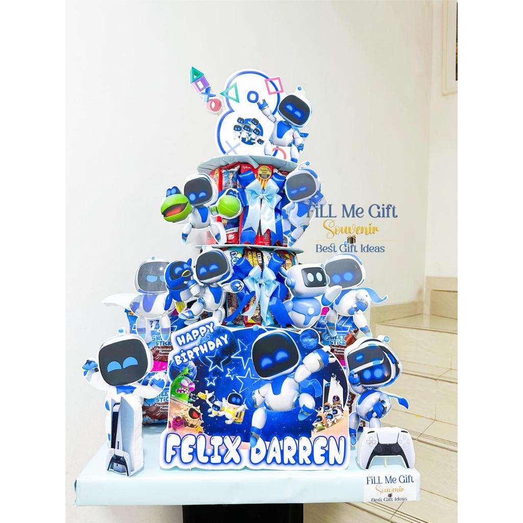 Jual Astro Bot - Jumbo Snack Tower Birthday / Snack Tart Ulang Tahun ...