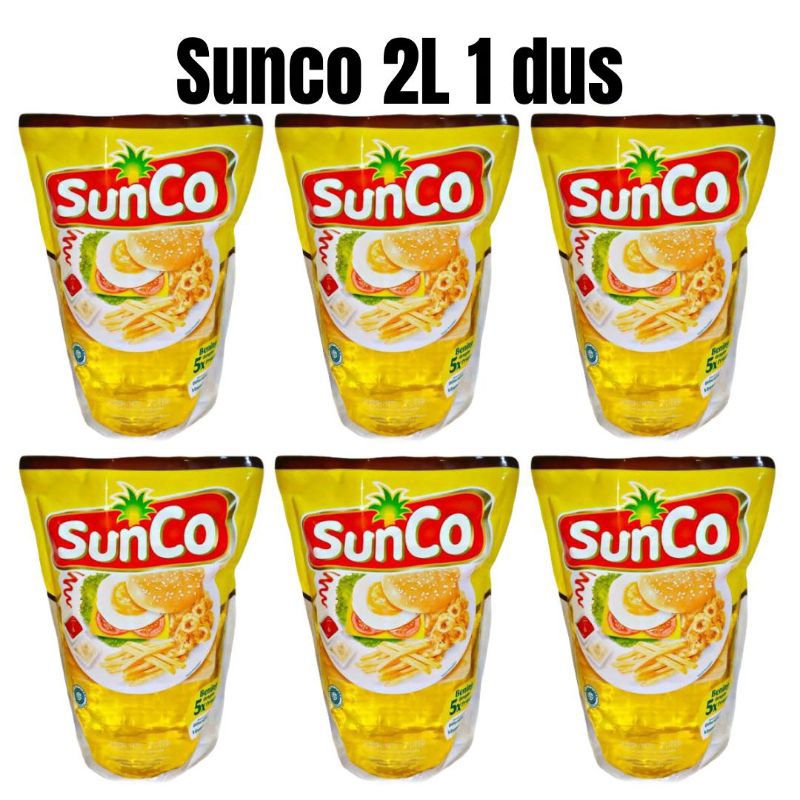 Jual MINYAK SUNCO 1 DUS (2 LITER ISI 6) | Shopee Indonesia