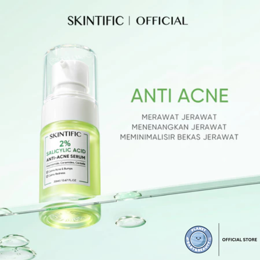 Jual SKINTIFIC - 2% Salicylic Acid Anti Acne Serum 20ml | Shopee Indonesia