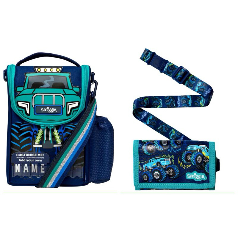 Jual LUNCH BAG DOMPET SMIGGLE BLAST OFF BIG VEHICLE MINECRAFT DINO ...