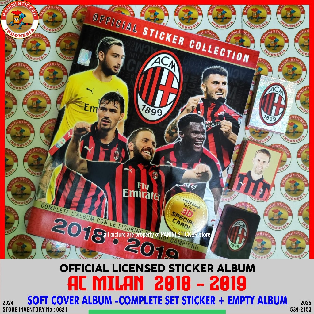 Jual ALBUM STICKER AC MILAN 2018-2019 OFFICIAL LICENSED PRODUCT ...