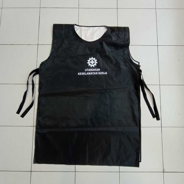 Jual tyu [COD] Apron Parasut Industri Logo K3 / Celemek Bahan Parasit ...