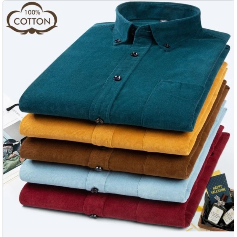 Jual flanel polos cream / polos kemeja cream/ kemeja kemko navy polos ...