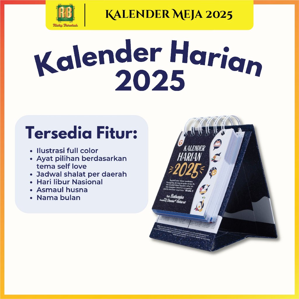 Jual Kalender Islam Muslim 2025 kalender meja Gambar calneder bisa di sobek Murah - Calender ...