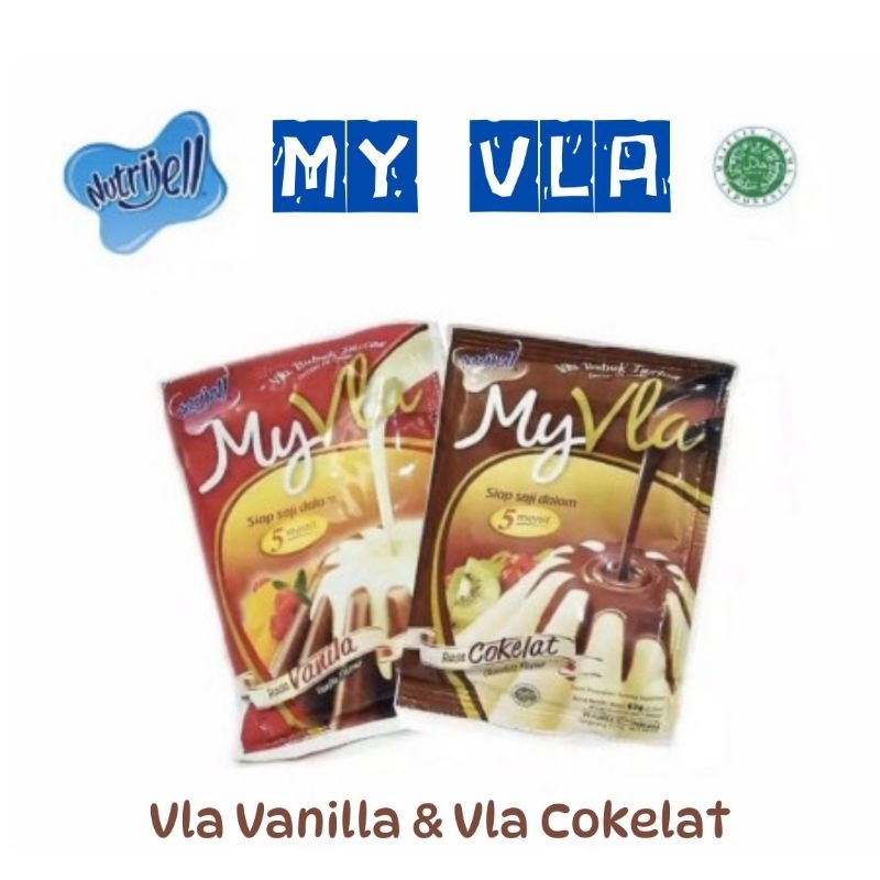 Jual My Vla Pudding Forisa Rasa Cokelat dan Vanila 60gr | Shopee Indonesia