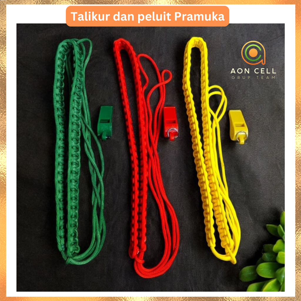 Jual Talikur dan peluit / Tali Koor Talikur / Tali Peluit Pramuka ...
