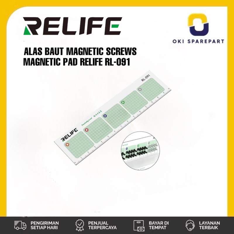 Jual ALAS BAUT MAGNETIC SCREWS MAGNETIC PAD RELIFE RL-091 ORIGINAL ...