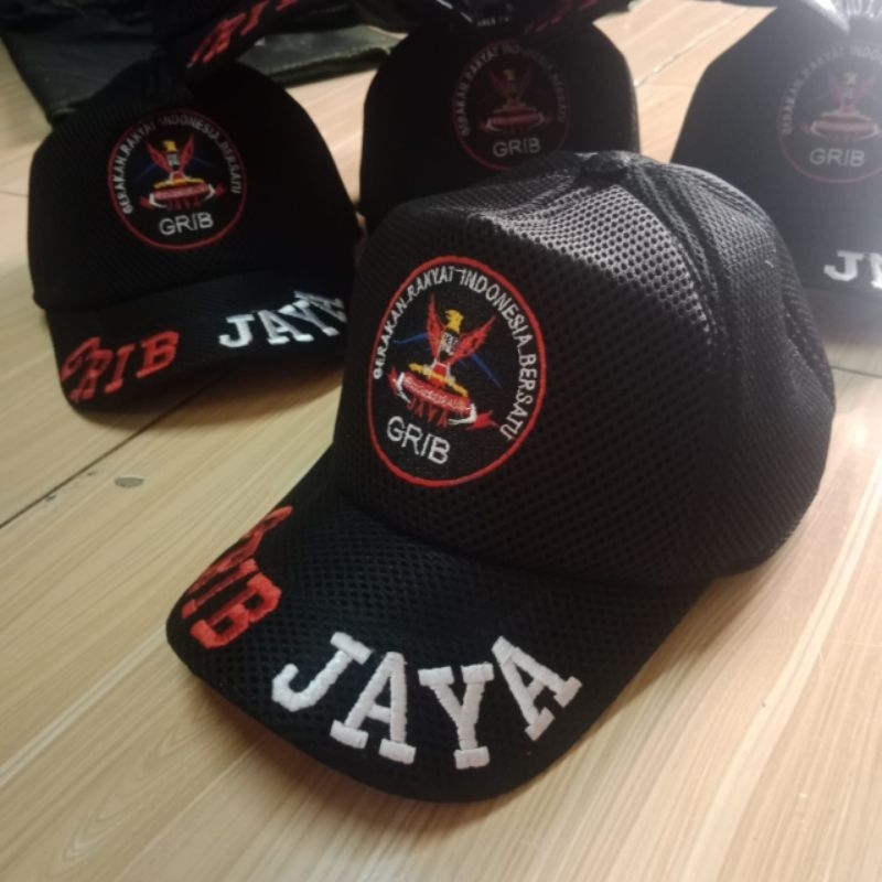 Jual TOPI GRIB JAYA LOGO BULAT | Shopee Indonesia