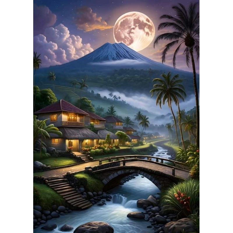 Jual POSTER CETAK EXTRA JUMBO, PEMANDANGAN ALAM, HIASAN DINDING BISA ...