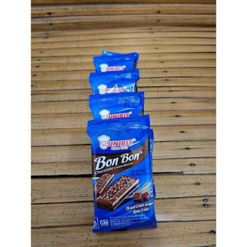 Jual unibis biskuit bon bon coklat renceng isi 10 sachet | Shopee Indonesia
