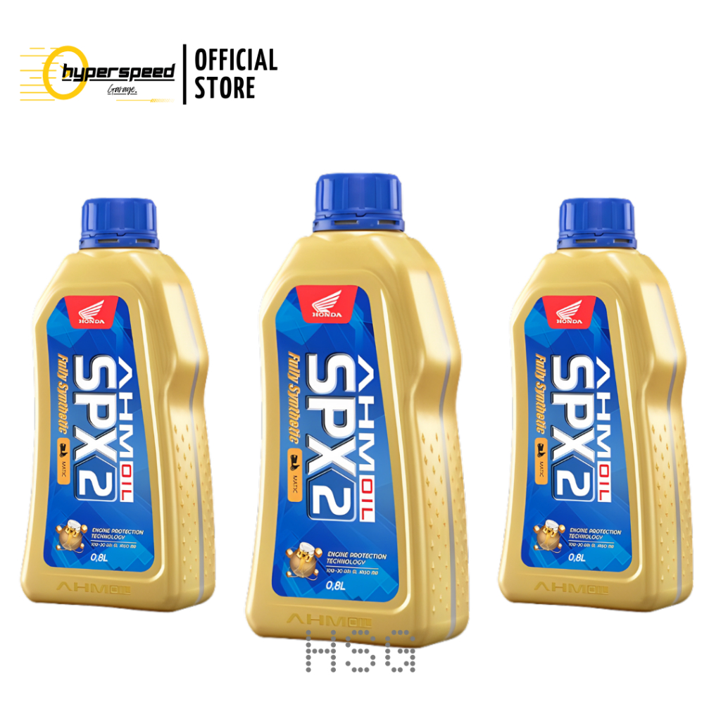 Jual Paket 3 Botol Oli Spx2 Matic Ahm Original 800ml 10W-30 Kemasan ...