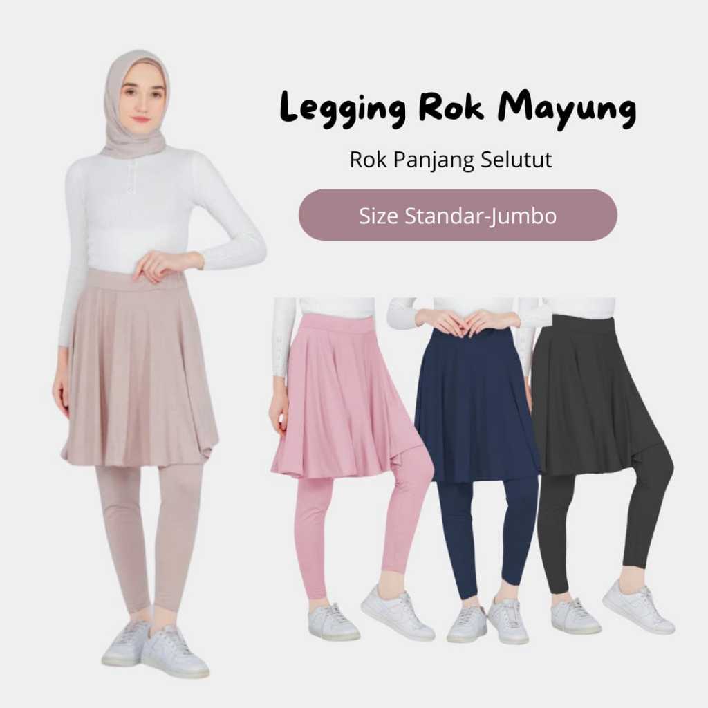 Jual Legging Rok Mayung Sport Selutut untuk Olahraga Senam Zumba ...