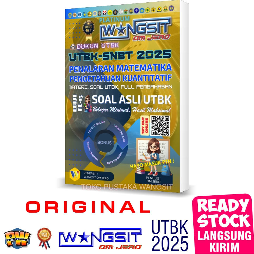Jual Buku Wangsit Om Jero UTBK-SNBT PENALARAN MATEMATIKA & PENGETAHUAN ...