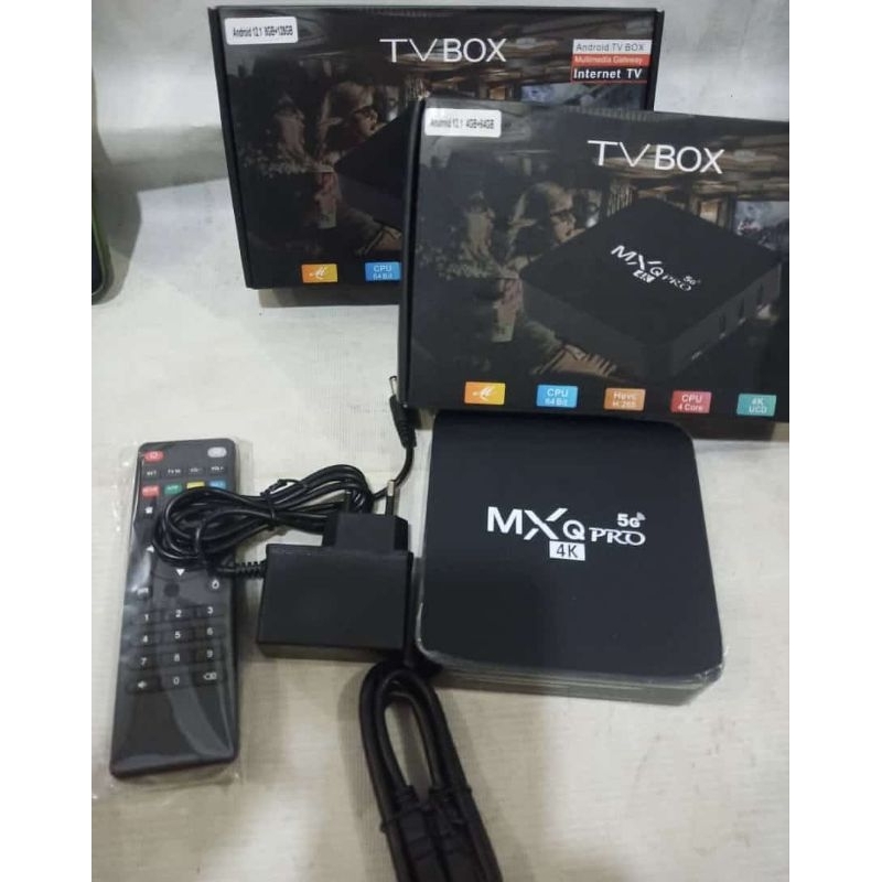 Jual Mxq Pro 4K 5G 18gb+128gb Android TV Box TV Tabung Android 11 Stb ...
