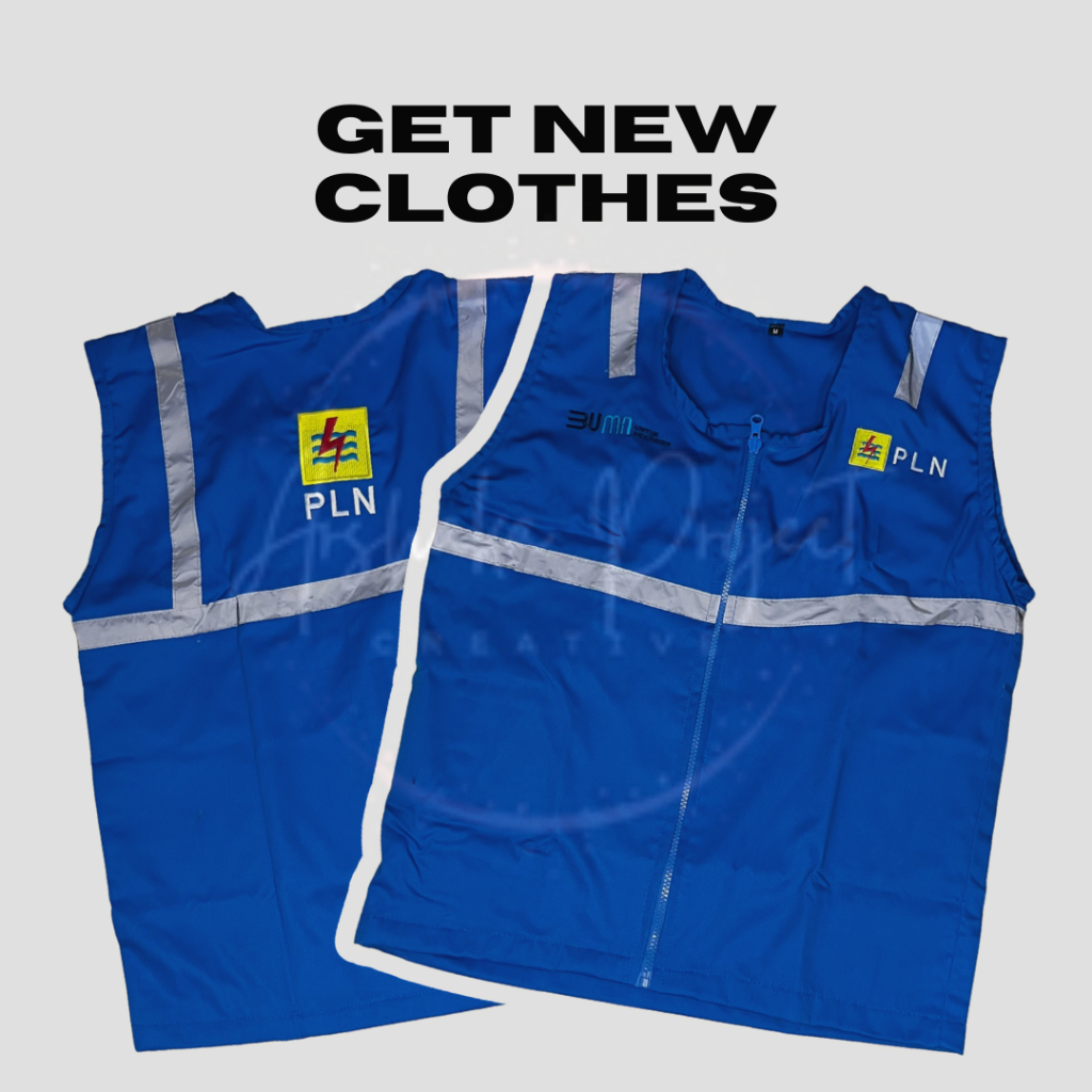 Jual Rompi PLN BUMN Bordir Logo - Rompi Safety Vest PLN | Shopee Indonesia Jual Rompi PLN BUMN Bordir Logo - Rompi Safety Vest PLN | Shopee Indonesia