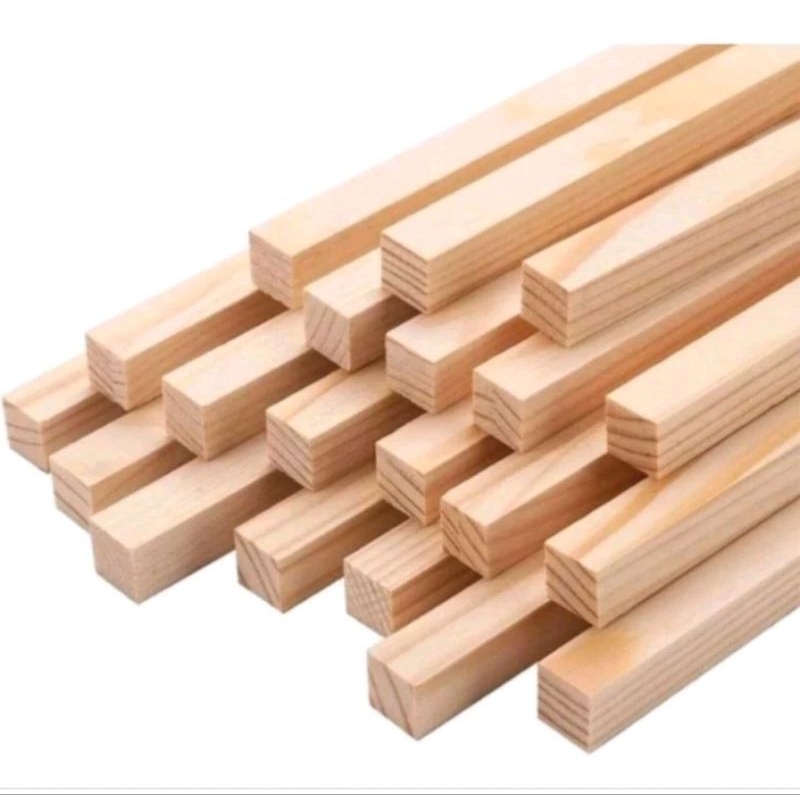 Jual list kayu jati 5mm x 5mm panjang 100cm | Shopee Indonesia