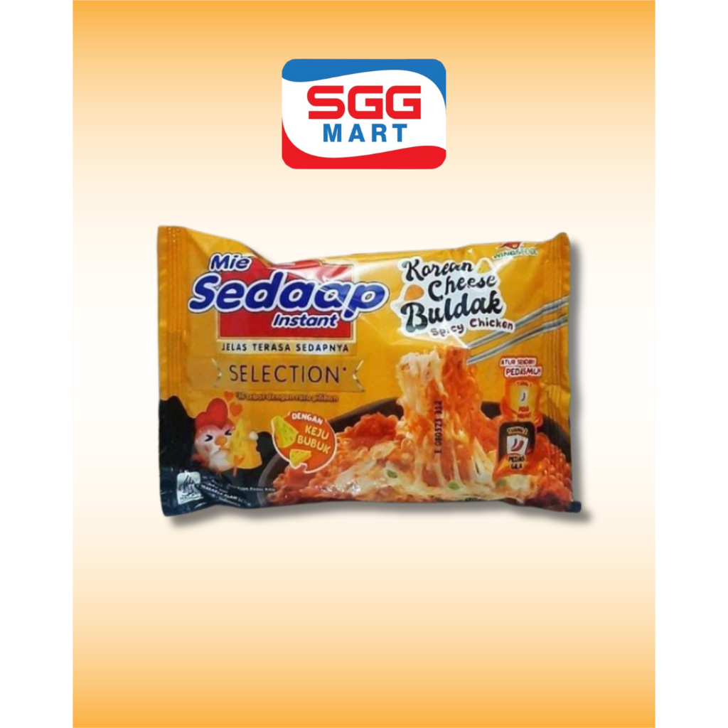 Jual Mie Sedaap Sedap Selection Korean Cheese Buldak Spicy Chicken 86gr ...