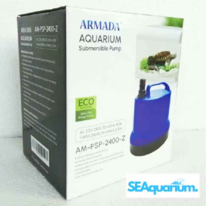 Jual ARMADA AM PSP 2400Z Pompa Air Celup Aquarium Kolam Ikan | Shopee ...