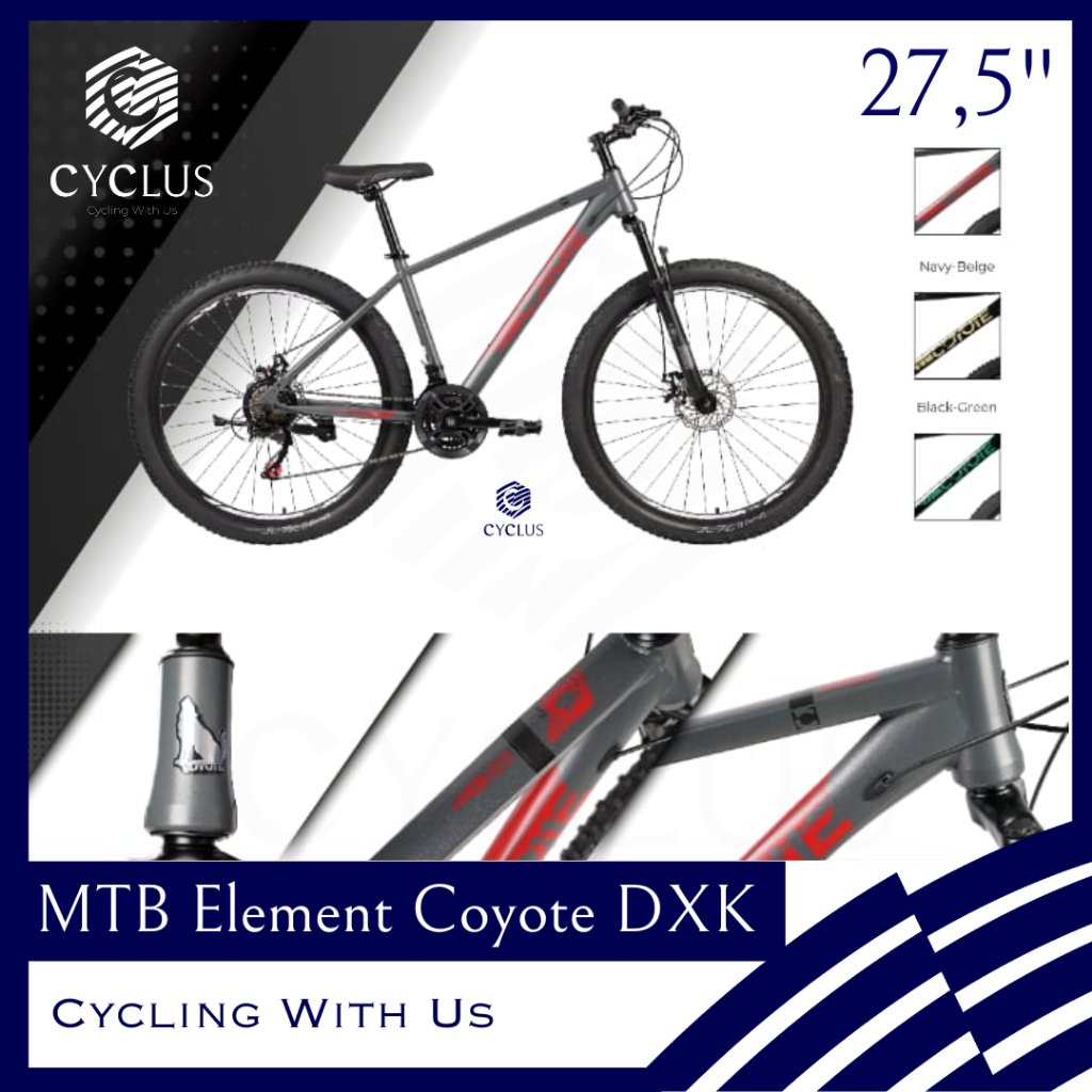 Jual Sepeda MTB Gunung Element Coyote DXK Anak Remaja Dewasa 21 Speed ...