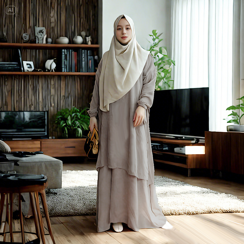 Jual Risalah Gamis Malay Polos Malaysia viral Melayu Daily Busui ...