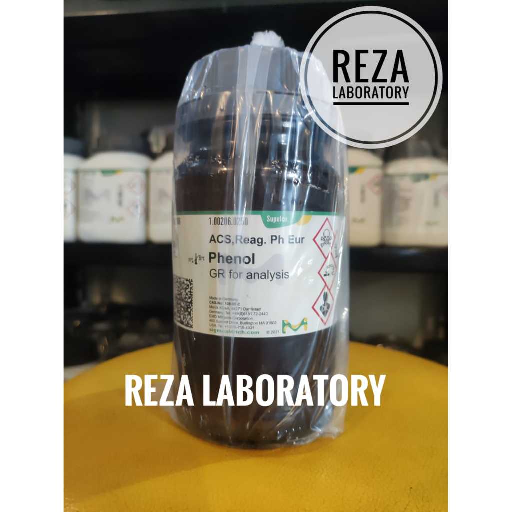 Jual PHENOL GR FOR ANALYSIS/ FENOL/ PENOL MERCK 100206 REPACK 15gr ...