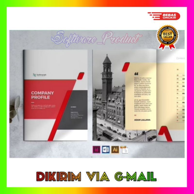 Jual 61 Template Company Profile Word | Shopee Indonesia