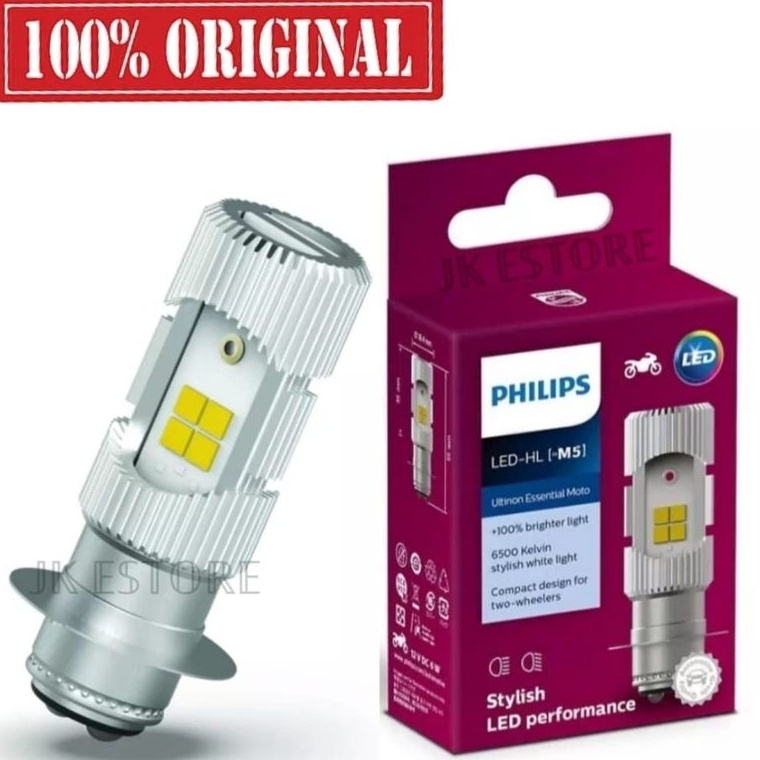 Jual REKOMENDASI Depan Motor LED PHILIPS M5 65K 12 Volt 6 Watt LED 2 ...