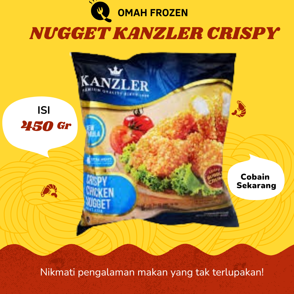 Jual KANZLER CRISPY CHICKEN NUGGET 450 GRAM NAGET frozen food makanan ...
