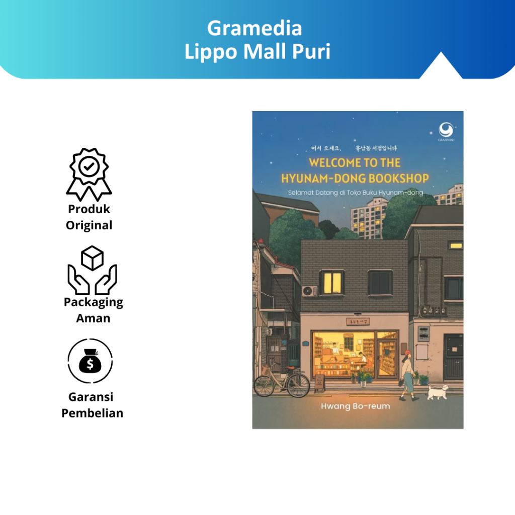 Jual Gramedia Lippo Mall Puri - Welcome To The Hyunam-Dong Bookshop : Selamat Datang di Toko ...