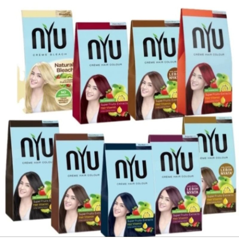 Jual NYU Creme Hair Color 30ml | Shopee Indonesia