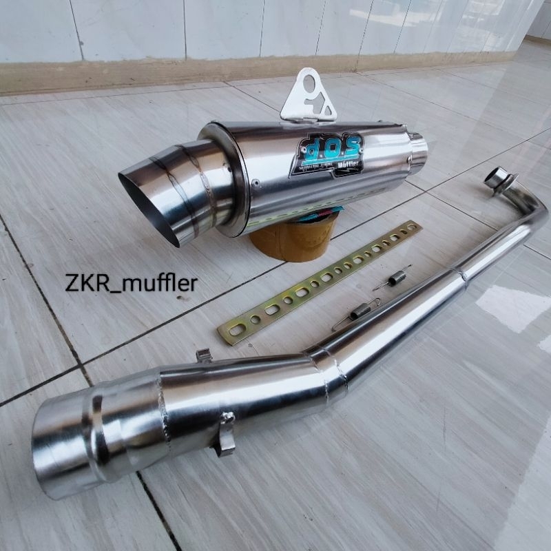 Jual KNALPOT RACING DOS Supra x/Supra fit/Supra 125/Vega R/Vega ZR/Vega ...
