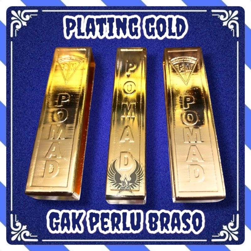 Jual Ring Kopel PM AD Kuningan PDLO Plating Gold Pm Pom Polisi Militer ...