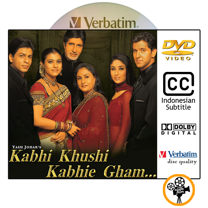 Jual kaset DVD film india Kabhi Khushi Kabhie Gham (2001) | Shopee ...