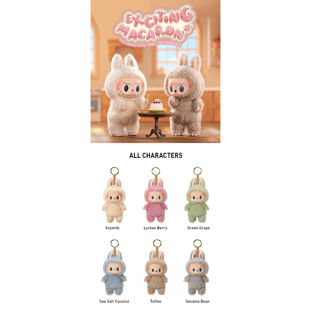 Jual ASLI LABUBU MACARON V1 ORIGINAL BARCODE POPMART BLIND BOX | Shopee ...