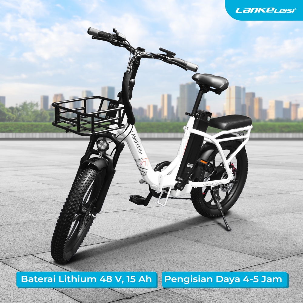 Jual Sepeda Listrik Bike Moped 48V 15Ah 500W Lankeleisi S20 Pro ...